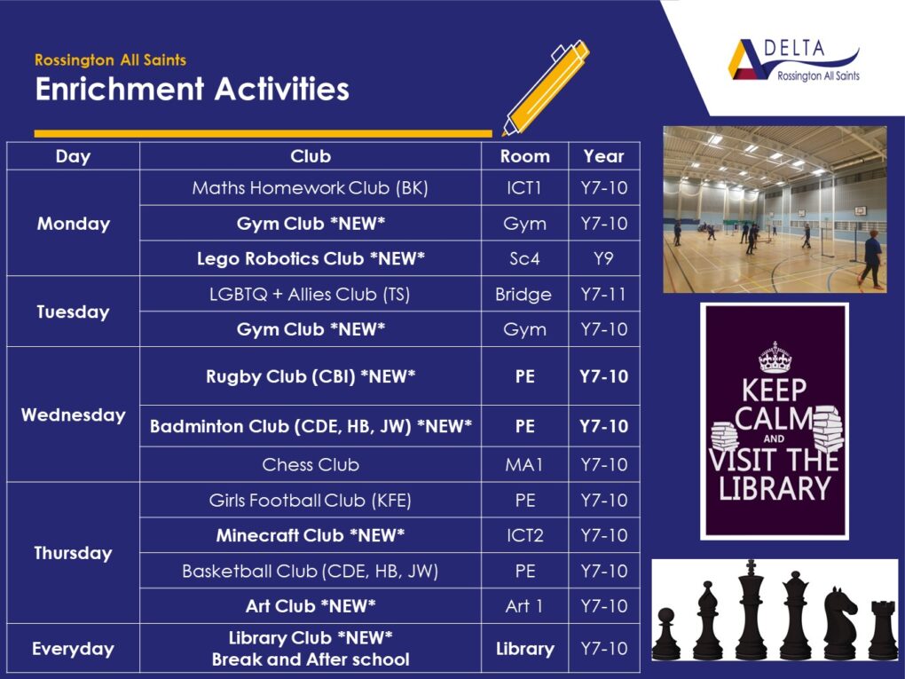 RASA Enrichment - Rossington All Saints Academy